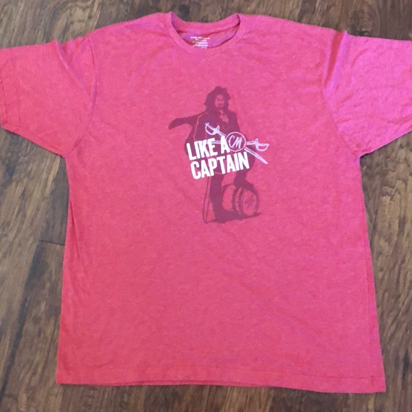 captain morgan | Shirts | Captain Morgan Pirate Logo Tshirt Xl | Poshmark